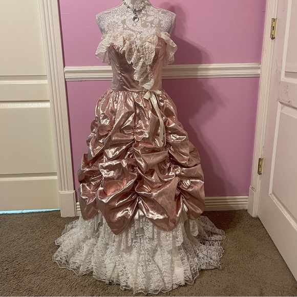 Loralie | Dresses | Vintage 9s Loralie Prom Ball Gown Dress Lolita ...